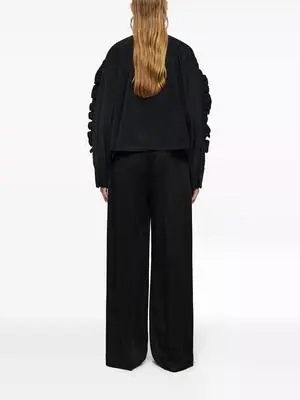 JIL SANDER Belted Ankle-tie Tailored Trousers