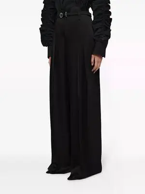 JIL SANDER Belted Ankle-tie Tailored Trousers