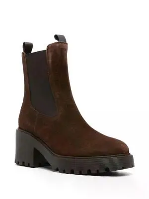 Hogan 70mm Leather Chelsea Boots