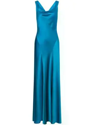 Alberta Ferretti Cowl-neck Gown