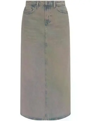 SAMSOE SAMSOE Denim Midi Skirt