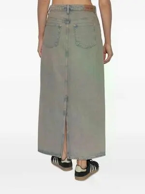 SAMSOE SAMSOE Denim Midi Skirt