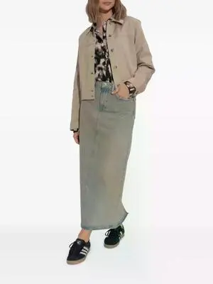 SAMSOE SAMSOE Denim Midi Skirt
