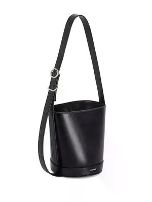 JIL SANDER Cannolo Bucket Bag - Black