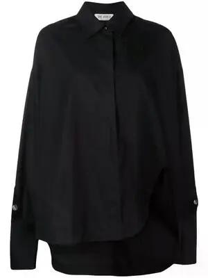 Attico Logo-stud Cotton Shirt