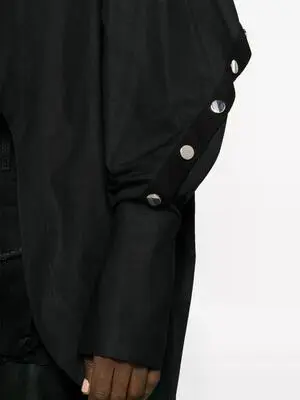 Attico Logo-stud Cotton Shirt