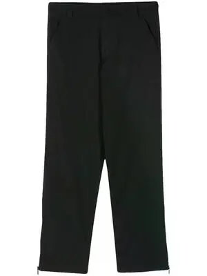 Just Cavalli Straight-leg Trousers With Ankle Zips
