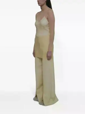 Rosetta Getty Sheer Plissé Dress