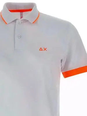 SUN 68 Cotton Polo Shirt - Neutrals