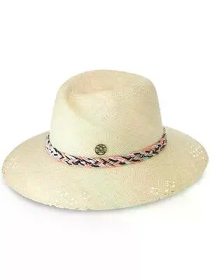 MAISON MICHEL Virginie Straw Fedora Hat
