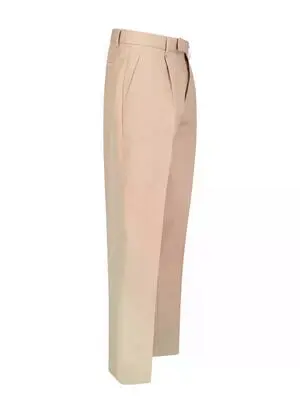 Zegna Pressed Crease Tailored Trousers - Neutrals