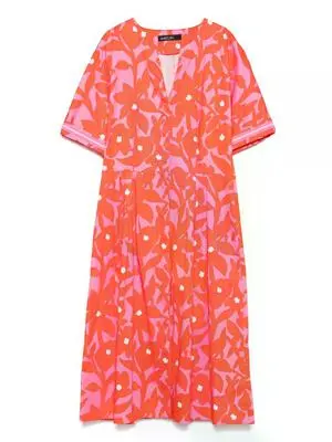 MARCCAIN Floral-print Midi Dress
