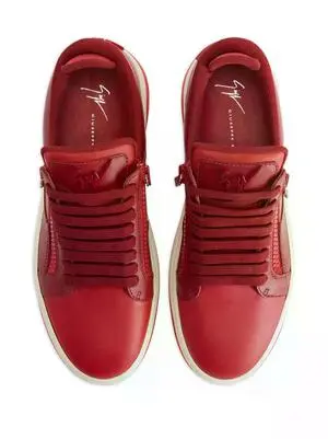 GIUSEPPE ZANOTTI Double-zip Low-top Sneakers