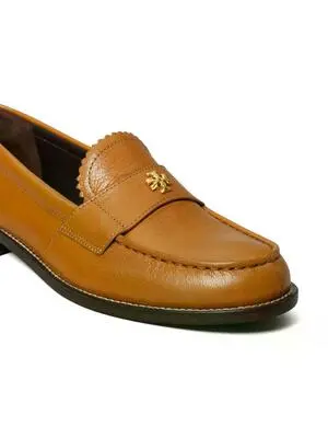 Tory Burch Classic Leather Loafers - Brown