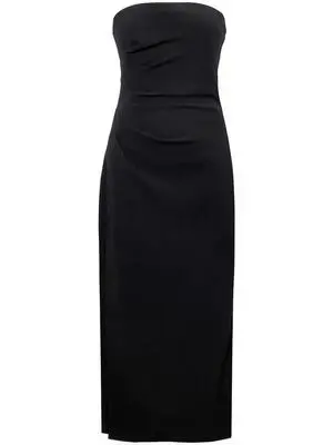Proenza Schouler Strapless Crepe Midi Dress