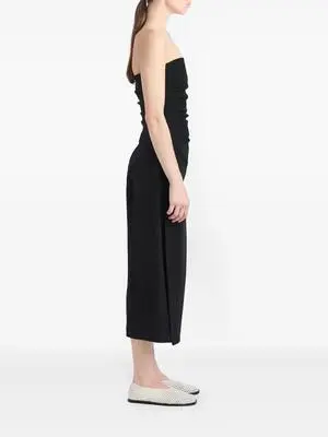 Proenza Schouler Strapless Crepe Midi Dress