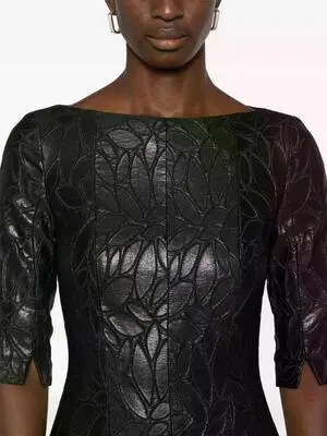 Talbot Runhof Bogna5 Midi Dress
