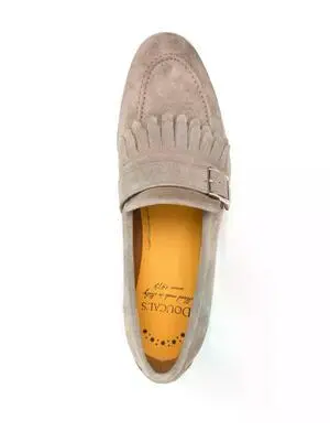 DOUCAL'S Fringe-detail Suede Loafers