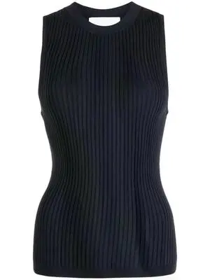 3.1 Phillip Lim Ribbed Knit Sleeveless Top