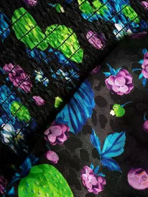 MSGM Berries Jacquard Mini Dress