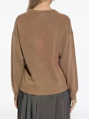 Munthe Ribbed-hem Knitted Jumper