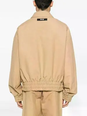Versace Logo-patch Bomber Jacket