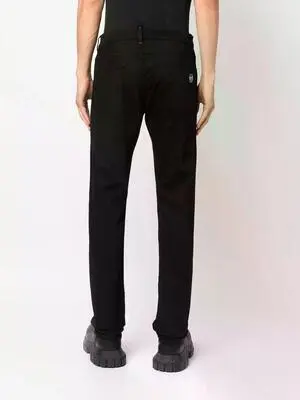 Philipp Plein Embroidered Logo Straight-leg Jeans
