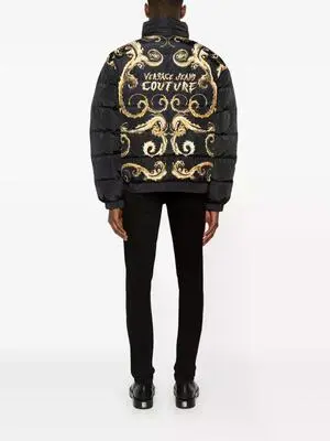Versace Logo-print Padded Jacket