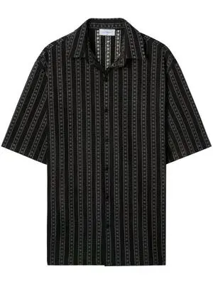 Off-White Arrows Striped Shirt - Black