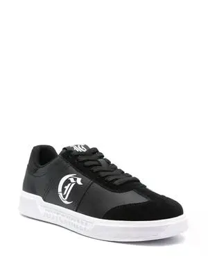 Just Cavalli Logo-print Leather Sneakers
