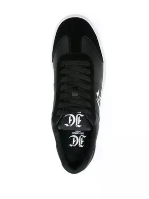 Just Cavalli Logo-print Leather Sneakers