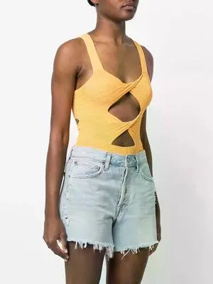 Stella McCartney Cut-out Knit Bodysuit