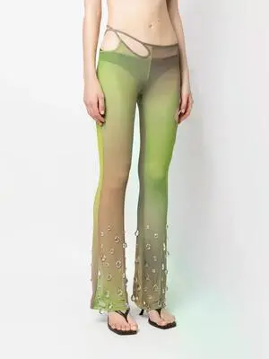 Gcds Sita Crystal-drop Tulle Trousers