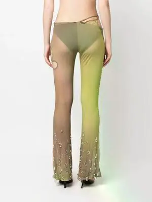 Gcds Sita Crystal-drop Tulle Trousers