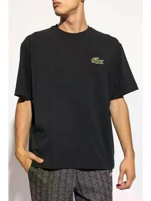 Lacoste Logo-embroidered T-shirt