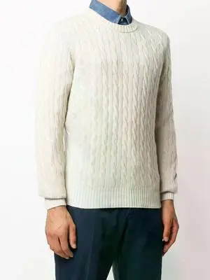 Brunello Cucinelli Cable Knit Cashmere Jumper - Neutrals