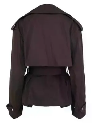 Stella McCartney Belted Cropped Trench Jacket