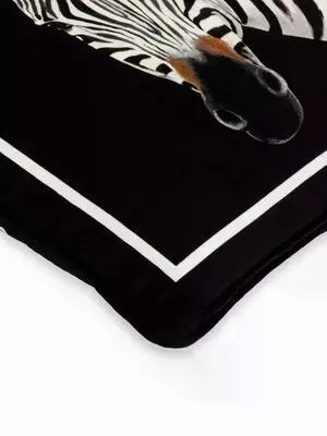 Dolce & Gabbana Small Zebra-print Velvet Cushion