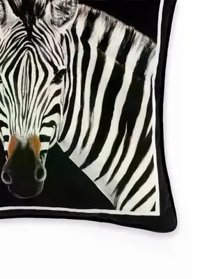 Dolce & Gabbana Small Zebra-print Velvet Cushion