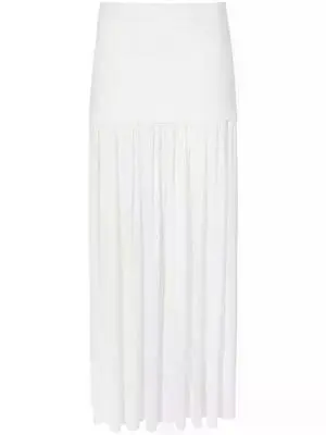 Proenza Schouler Paige Pleated Skirt - White