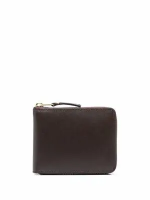 Comme Des Garçons Zip-around Wallet - Brown