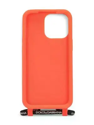 Dolce & Gabbana Logo-embossed Iphone 13 Pro Case - Orange