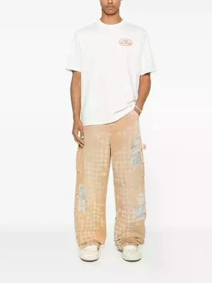 Amiri Distressed Straight-leg Jeans