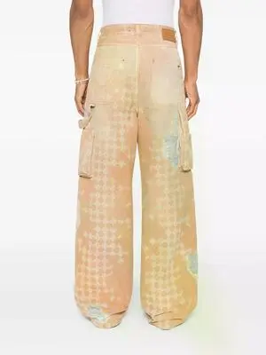 Amiri Distressed Straight-leg Jeans