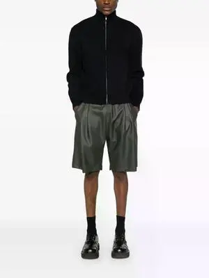 Nanushka Poval Zip-up Wool Cardigan