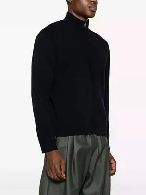 Nanushka Poval Zip-up Wool Cardigan