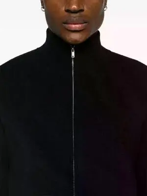 Nanushka Poval Zip-up Wool Cardigan