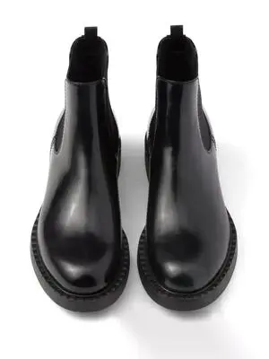 Prada Brushed-finish Chelsea Boots