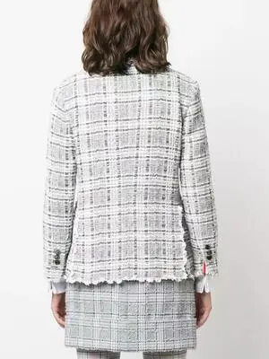 Thom Browne Crochet-trim Single-breasted Blazer