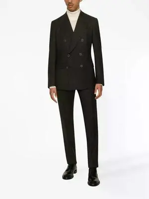 Dolce & Gabbana Sicilia-fit Double-breasted Blazer - Grey